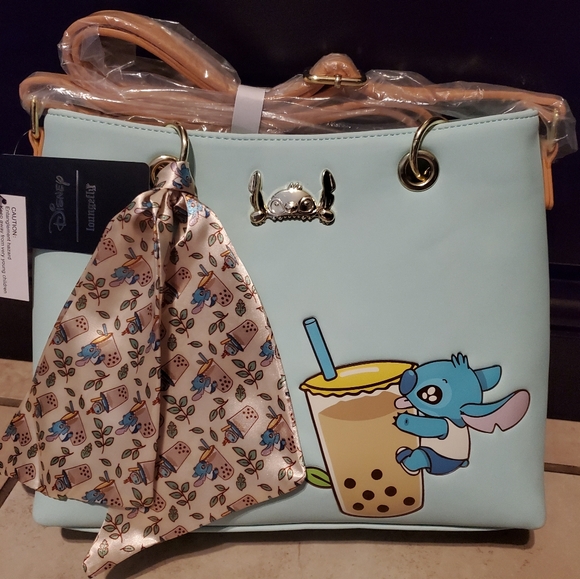 Loungefly | Bags | Last One Cute Loungefly Stitch Boba Purse | Poshmark